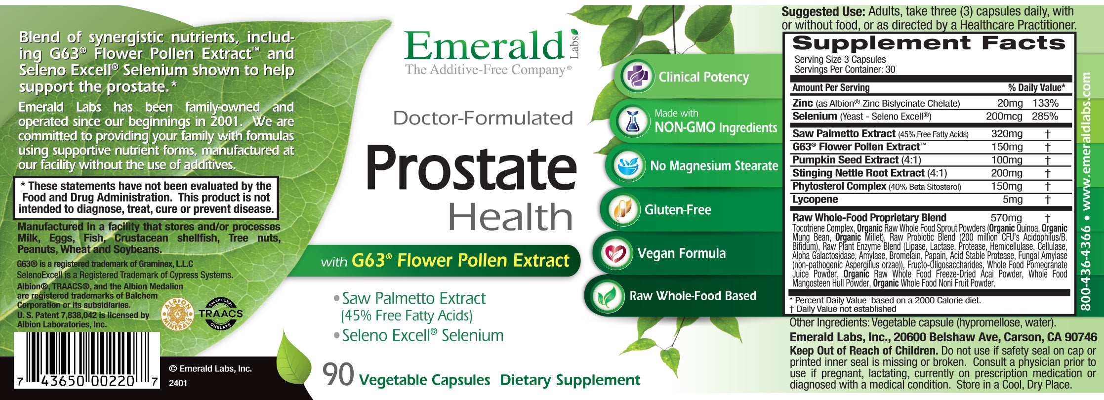 Prostate Health | Emerald Labs