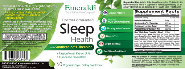 Sleep Health | Emerald Labs