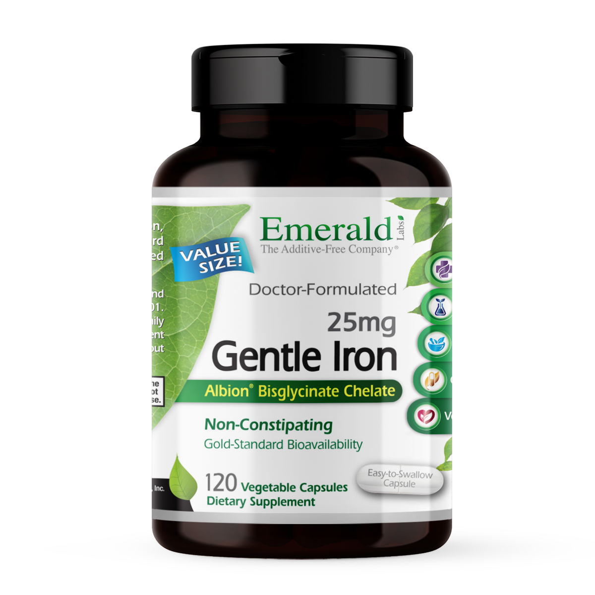 Gentle Iron 25mg | Emerald Labs