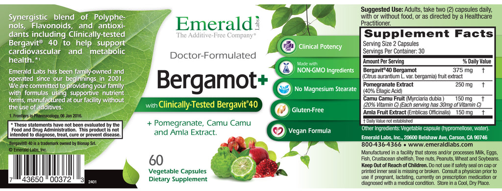 Bergamot Plus | Emerald Labs