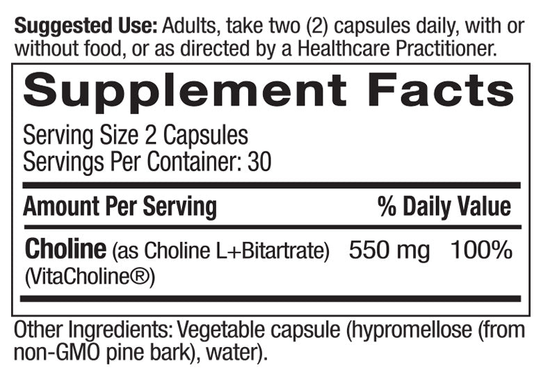 VitaCholine® 550mg | Emerald Labs