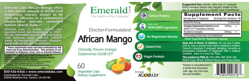 African Mango | Emerald Labs