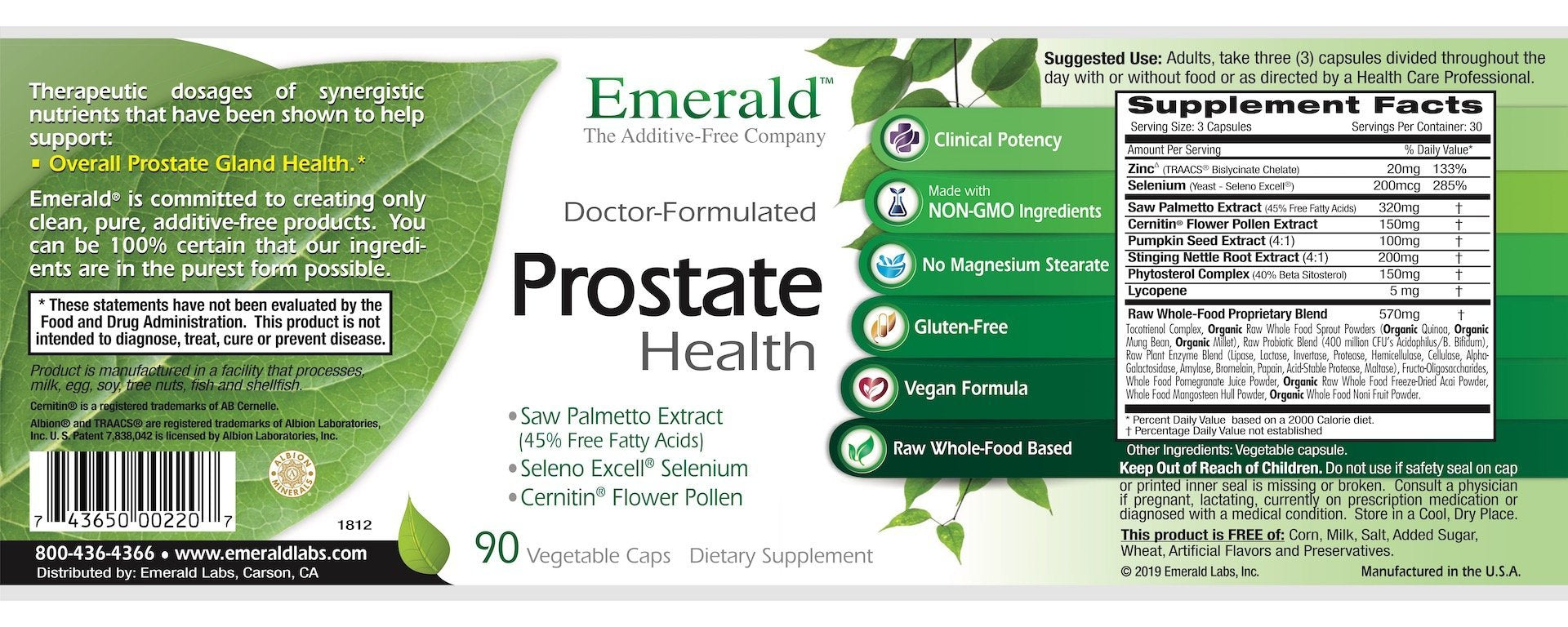 Prostate Health | Emerald Labs