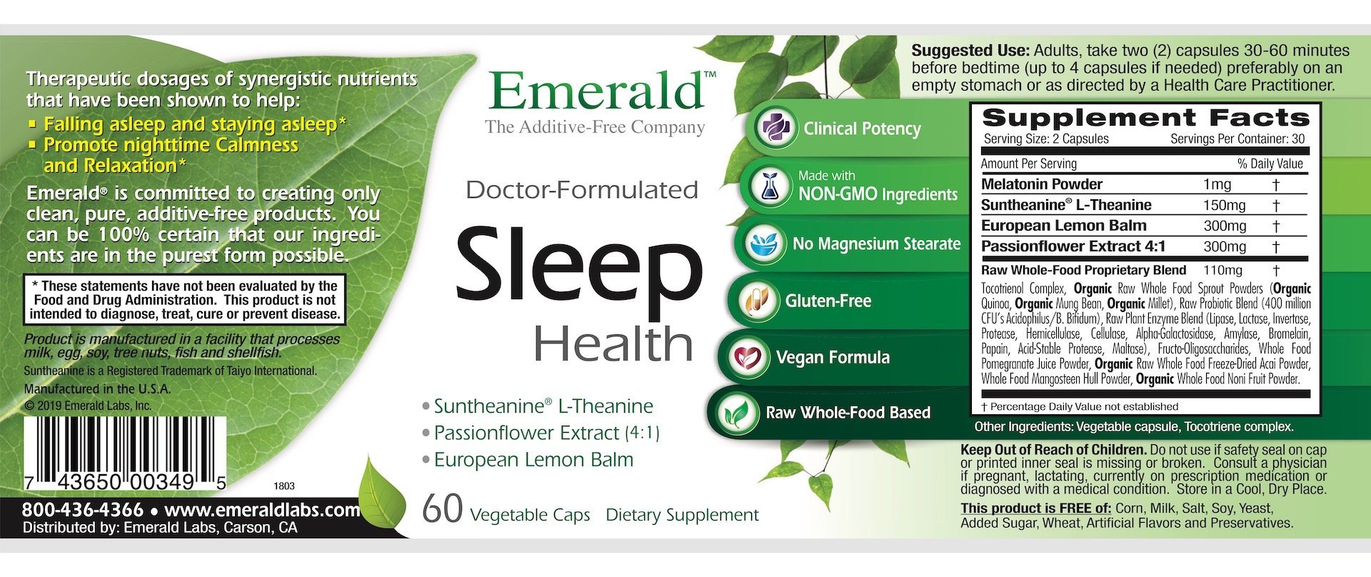 Sleep Health | Emerald Labs