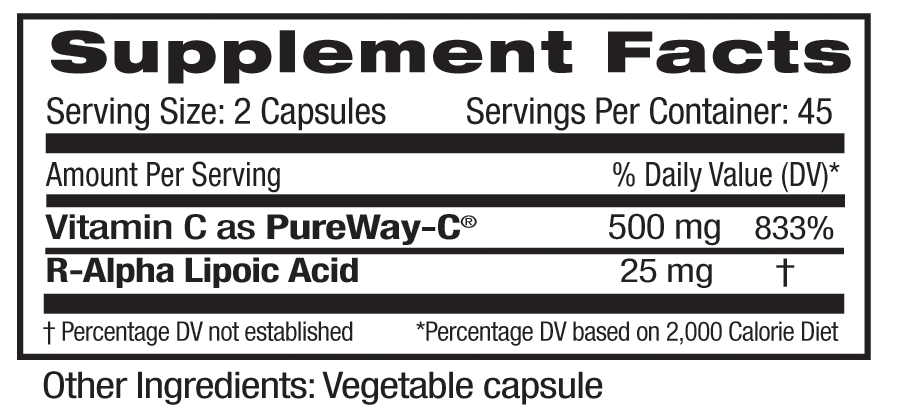Vitamin C as PureWay-C® | Emerald Labs