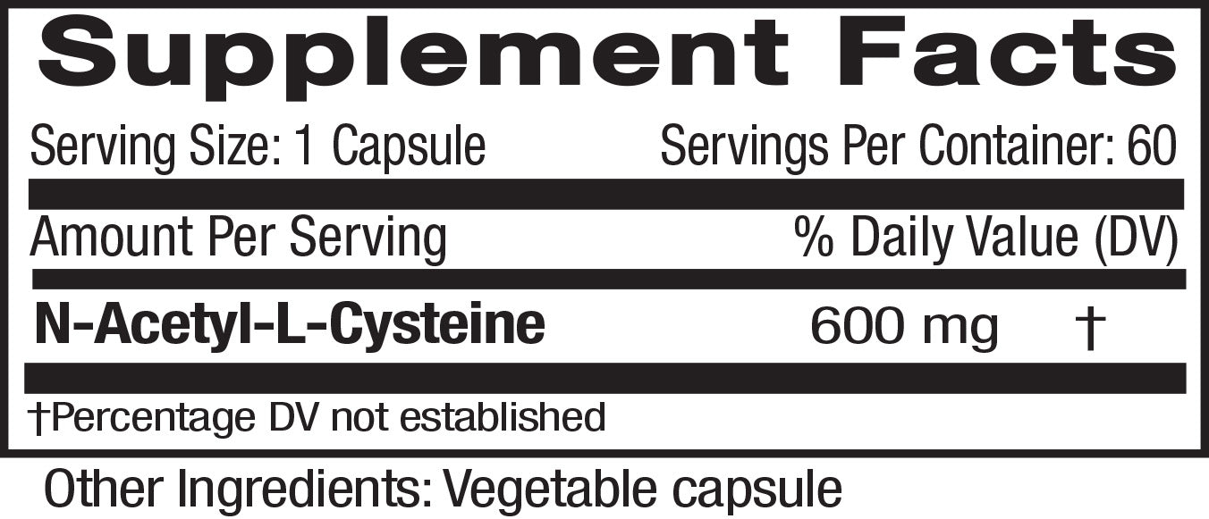 NAC 600mg | Emerald Labs